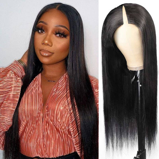 No Leave-out V Part Wig with Remy Human Hair for Women – UBEAUTYWIG